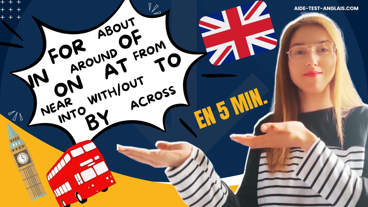 Les 15 principales prépositions anglaises - Anglais concret, préparation simplifiée